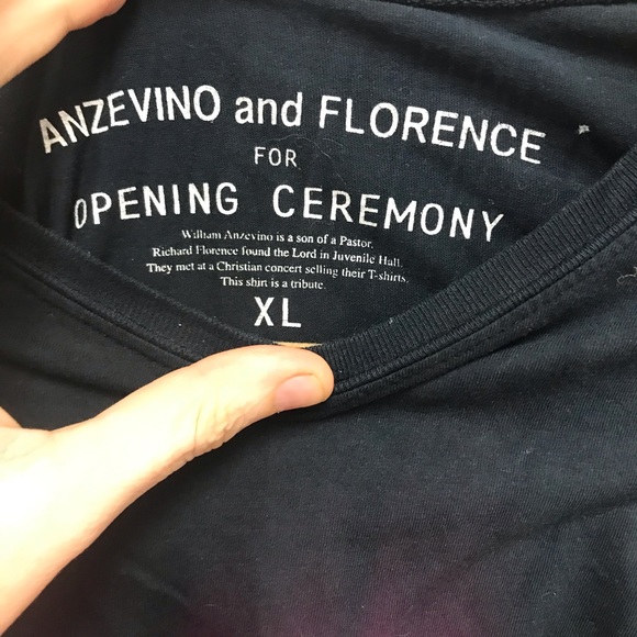 Tops | Opening Ceremony God Rocks Tee | Poshmark